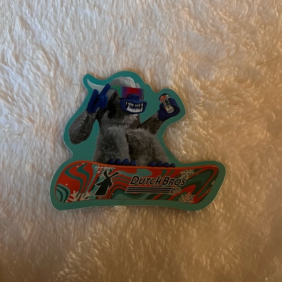 Dutch Bros | Other | Dutch Bros Sticker Yeti | Poshmark